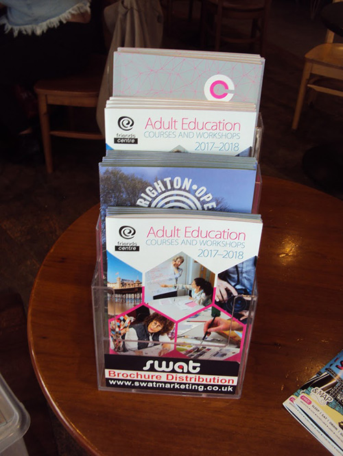 Brochure distribution display racks - Swat Marketing