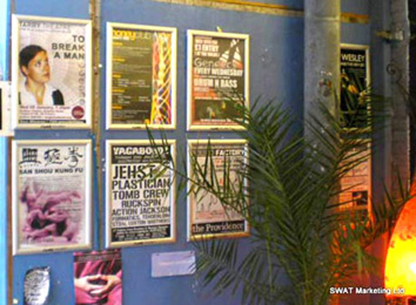 Indoor Swat Marketing Poster Display sites